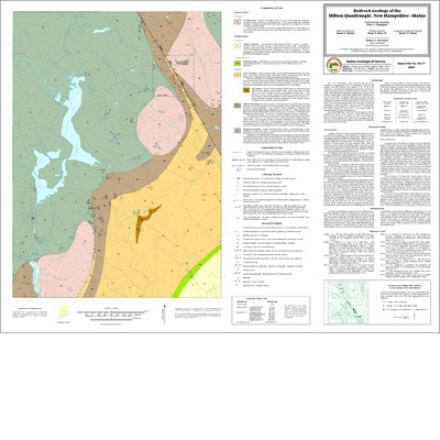 "Bedrock geology of the Milton quadrangle, New Hampshire-Maine" by ...