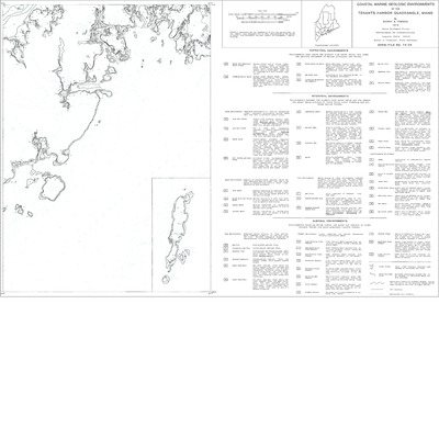 "Coastal marine geologic environments of the Tenants Harbor quadrangle ...