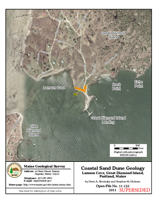 "Coastal sand dune geology: Lamson Cove, Great Diamond Island, Portland ...