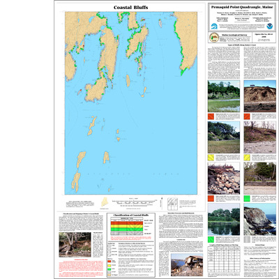 "Coastal bluffs in the Pemaquid Point quadrangle, Maine" by Thomas D ...