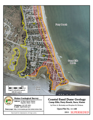 "Coastal sand dune geology: Camp Ellis, Ferry Beach, Saco, Maine" by ...
