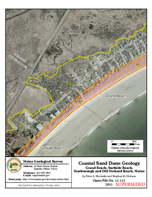 "Coastal sand dune geology: Grand Beach, Surfside Beach, Scarborough an ...