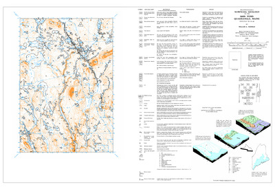 "Reconnaissance surficial geology of the Shin Pond quadrangle, Maine ...