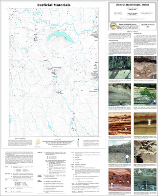 "Surficial materials of the Linneus quadrangle, Maine" by Daniel B. Locke