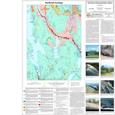 "Surficial geology of the Mechanic Falls quadrangle, Maine" by Carol T ...
