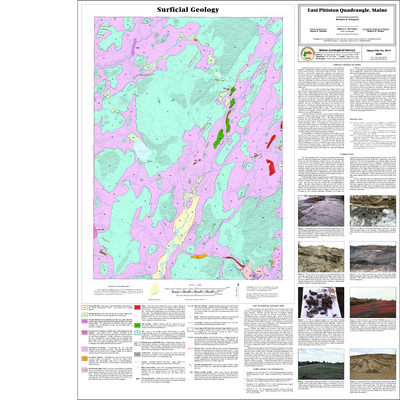 "Surficial geology of the East Pittston quadrangle, Maine" by Woodrow B ...