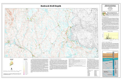 "Bedrock well depths in parts of the Millinocket and Danforth 30x60-min ...