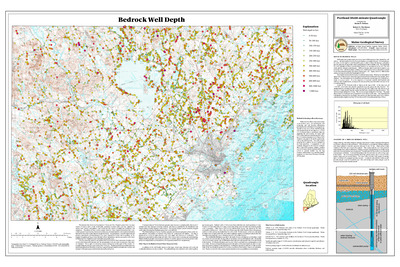 "Bedrock well depths in the Portland 30x60-minute quadrangle, Maine" by ...