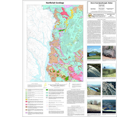 "Surficial geology of the Dover East quadrangle, Maine" by Geoffrey W ...