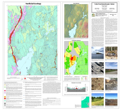 "Surficial geology of the Unity Pond quadrangle, Maine" by Lindsay J ...