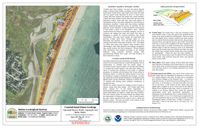 "Coastal sand dune geology: Ogunquit Beach, North, Ogunquit and Wells ...