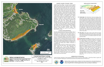 "Coastal sand dune geology: Sand Cove, Youngs Point, and Bar Island, Go ...