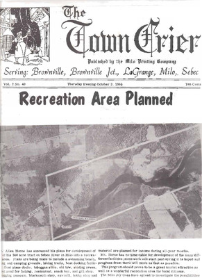 "The Town Crier : October 3, 1963"